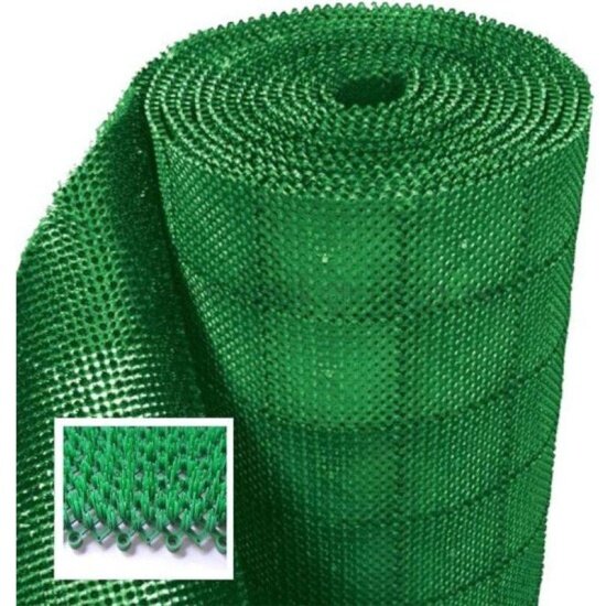 Коврик придверный Комус Травка из полиэтиленового модуля 1мx12м зелёный