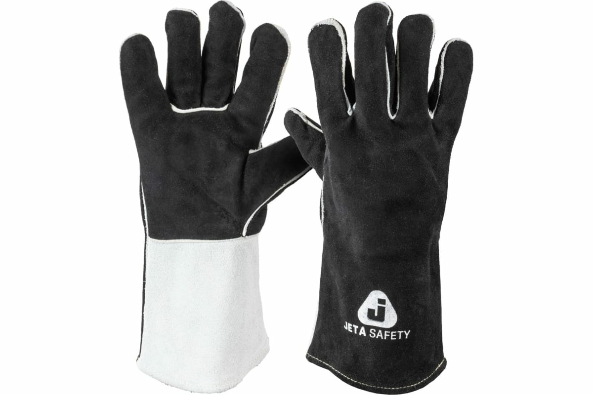 Jeta Safety JWK1301-11/XXL Краги сварщика с подкладкой, швы Кевлар, прочные, размер XXL