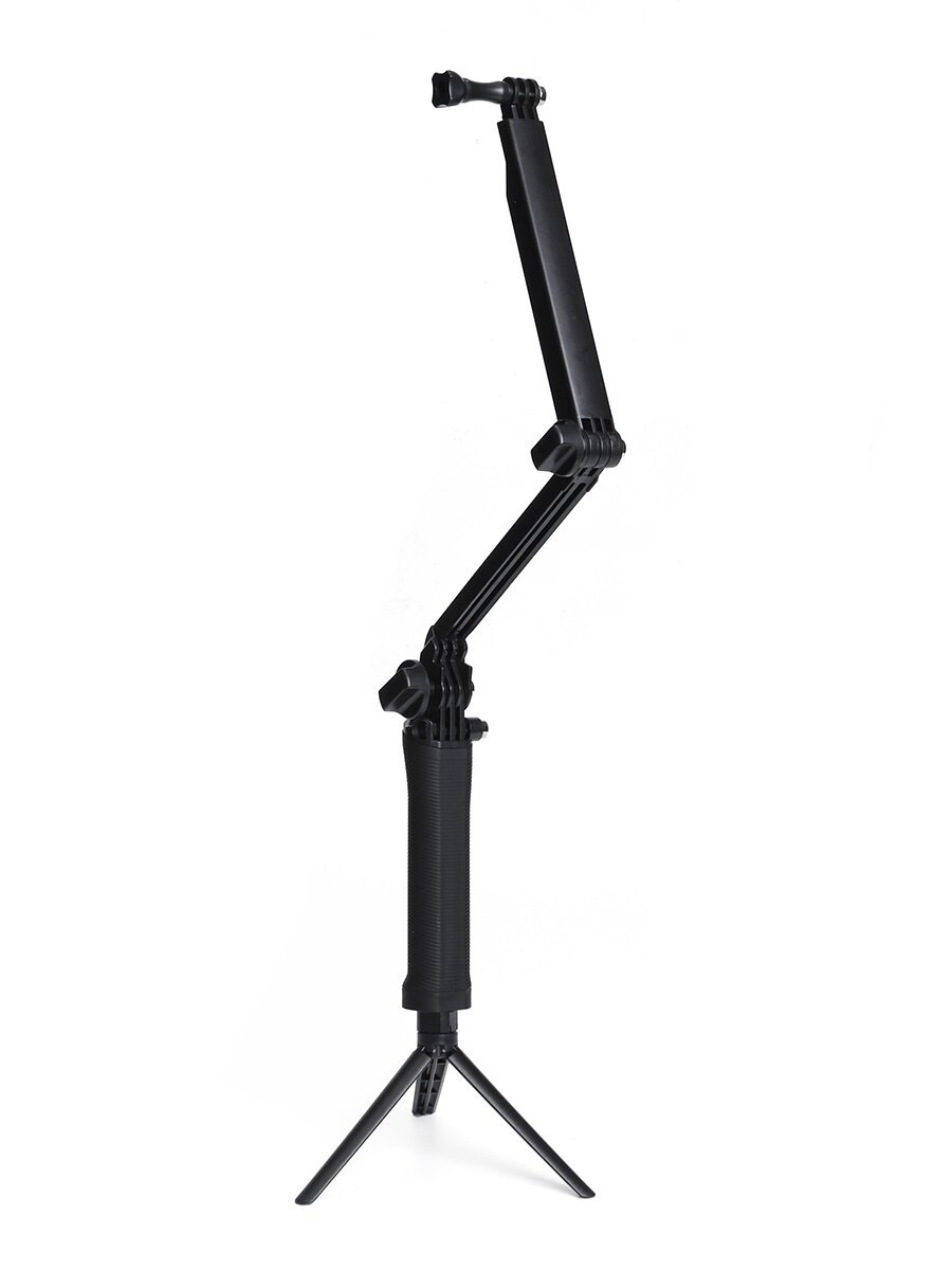 Монопод трансформер TELESIN с треногой для GoPro/SJCam (27-60см)