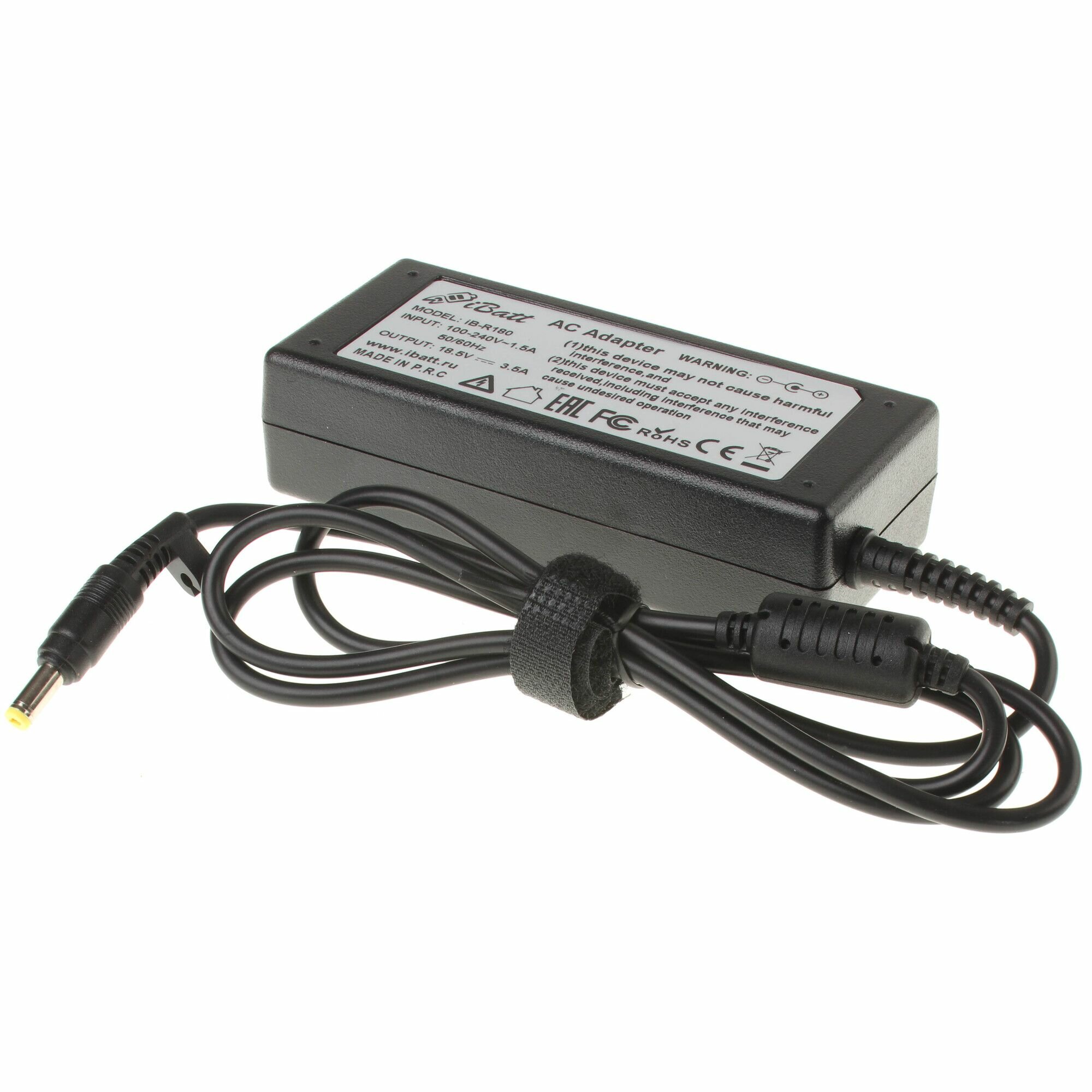 Блок питания iBat 18,5V 3,5A, 65W, разъём 4.8*1.7 mm для ноутбука Compaq