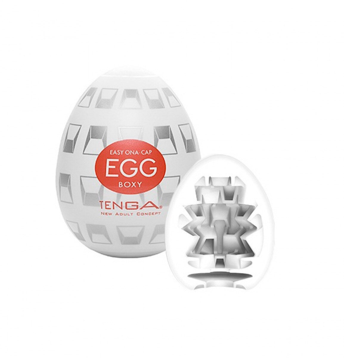 Мастурбатор яйцо, нереалистичный Tenga Egg Boxy Яйцо Квадраты
