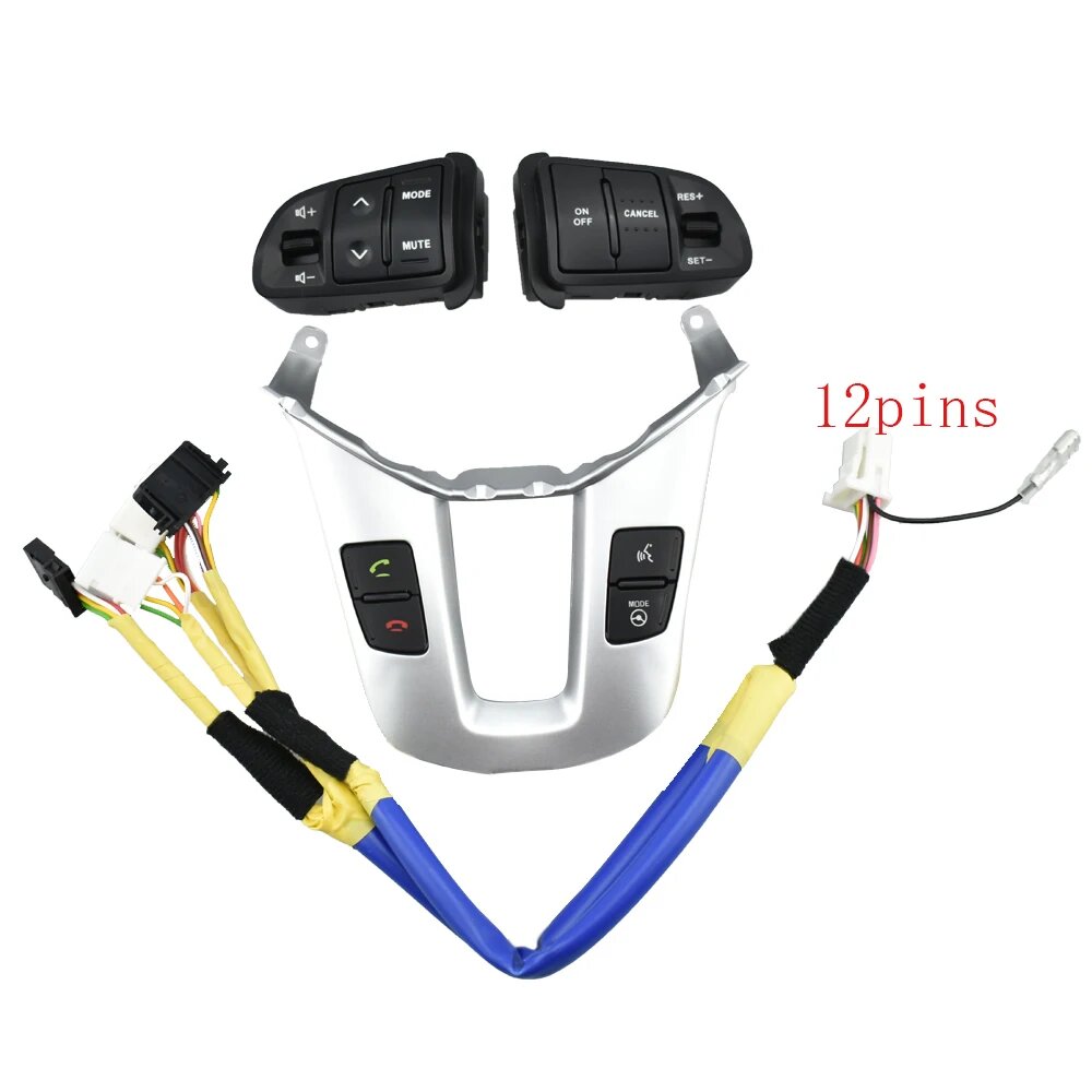 Многофункциональные кнопки аудиокруиз-контроля на руле для KIA Sportage 2011-2016, с задней подсветкой 96700 3W000 967003 W300 Switch-Bluetooth12p