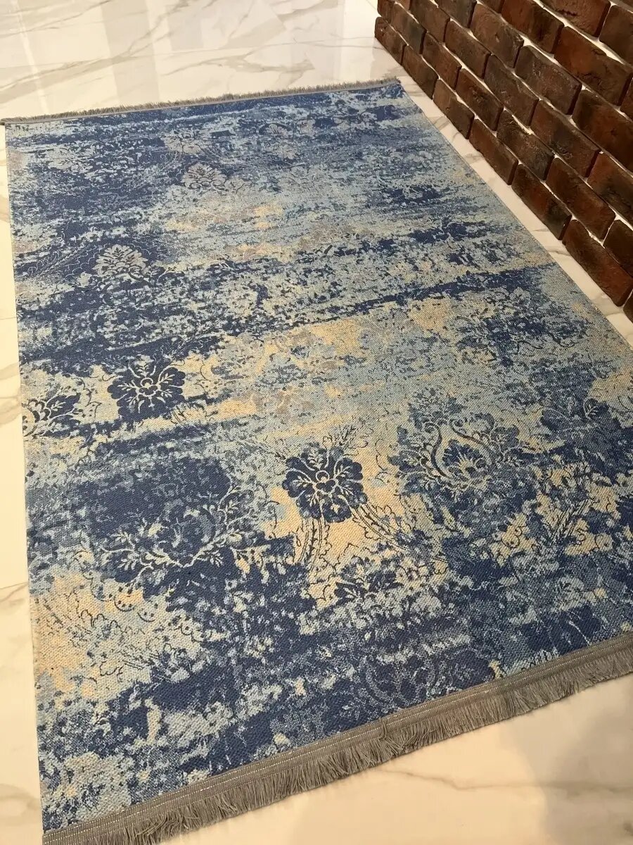 Коврик Natali's Carpets, безворсовый, антискользящий, 115x180см, Турция