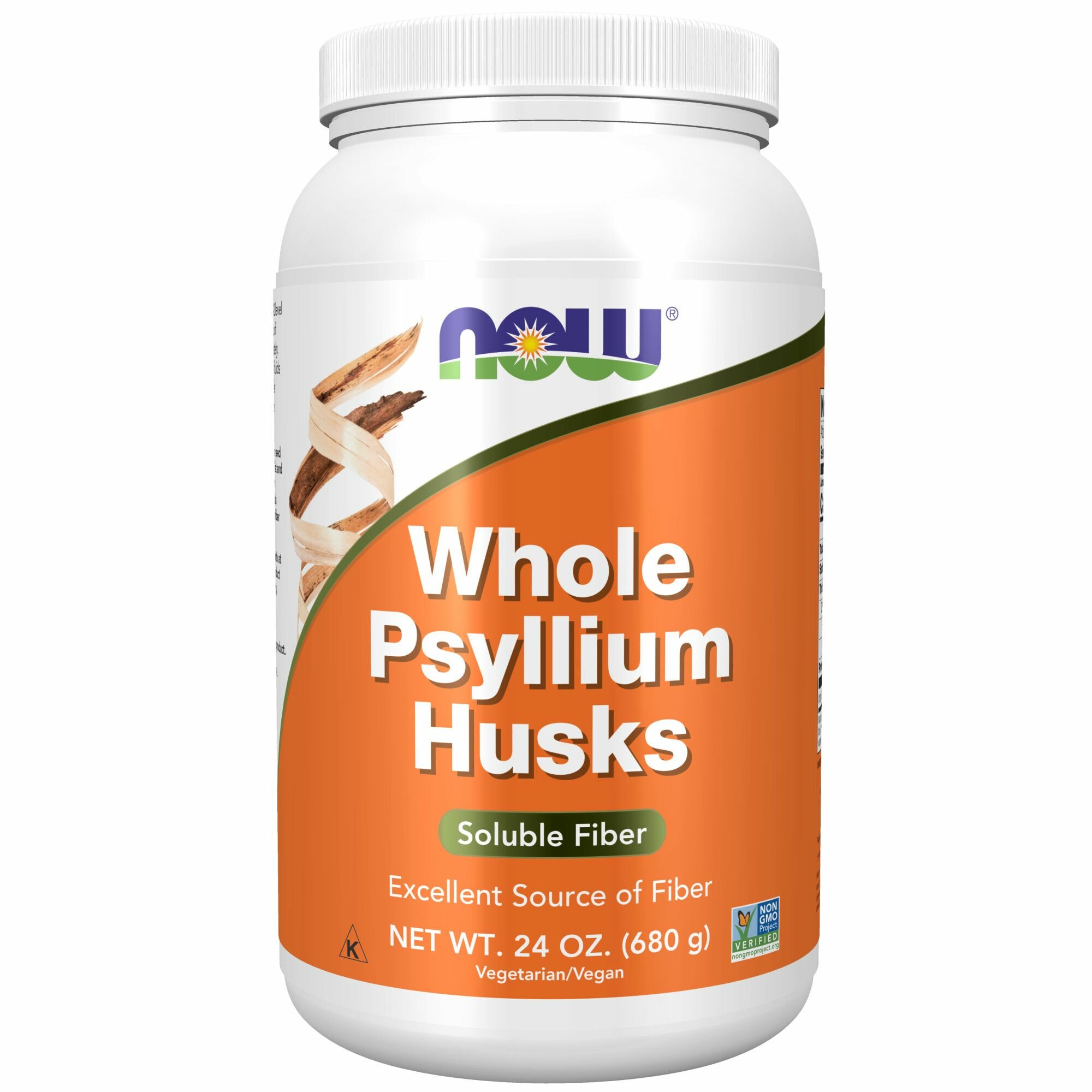 NOW Psyllium Husks Whole, Цельная оболочка семян подорожника, 680 грамм