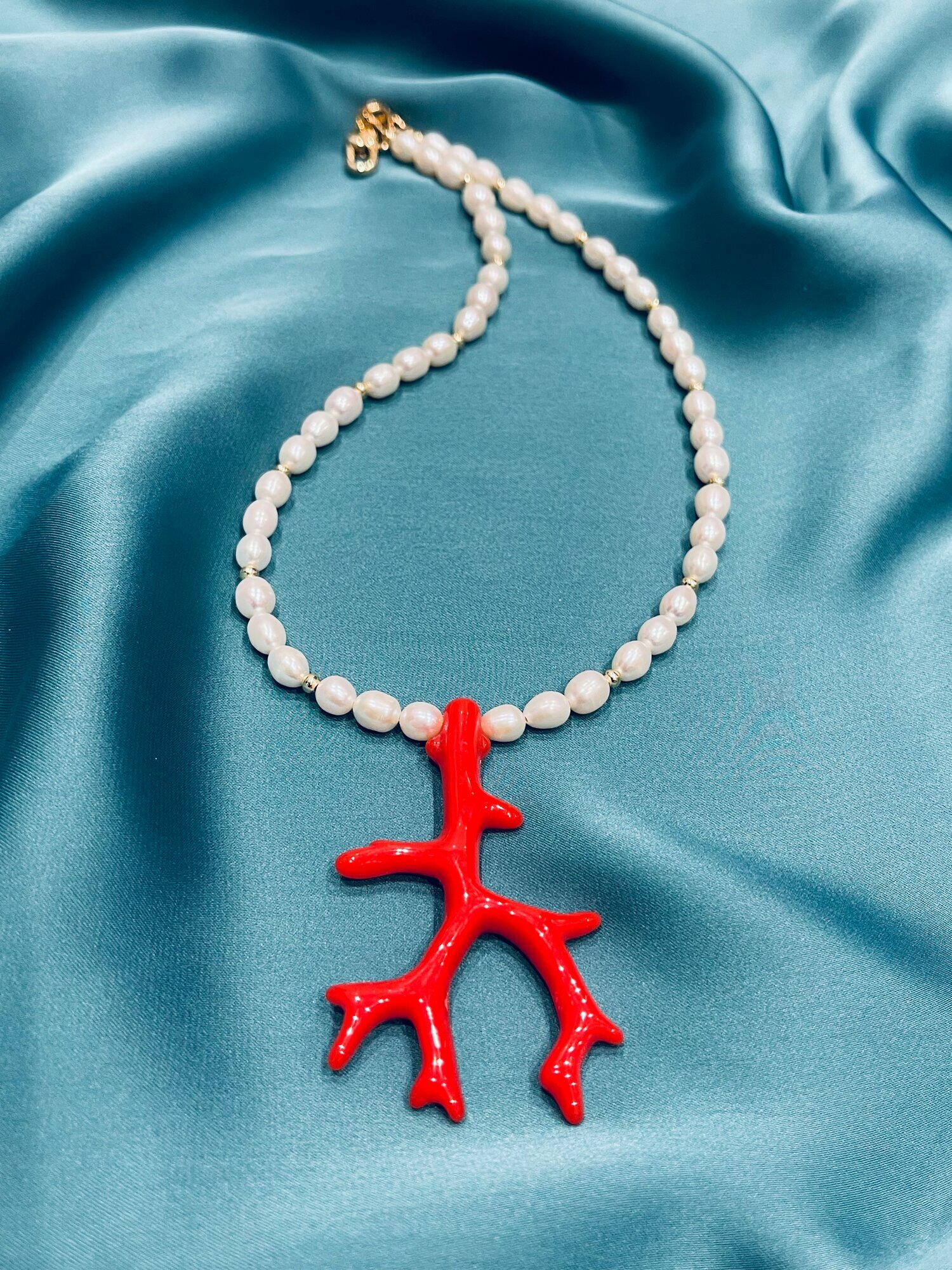 Колье, жемчуг пресноводный