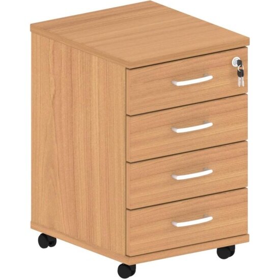 Тумба Erich Krause мобильная Мебель Easy One (913923) груша ароза