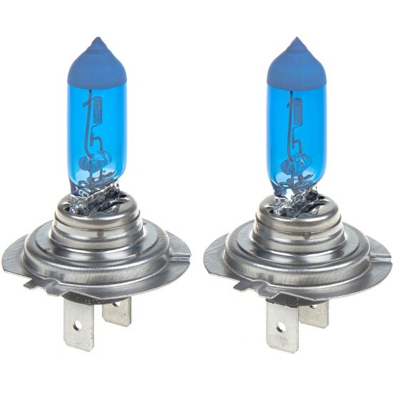 Лампа автомобильная Wolfram SKY BLUE WHITE LIGHT H7 100W PX26d 12V, 2 шт.