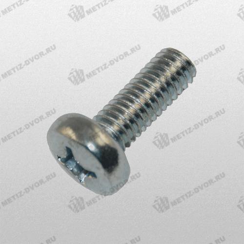 Винт с полуцилиндрической головкой 6x16 DIN 7985 Уп (100 шт.)