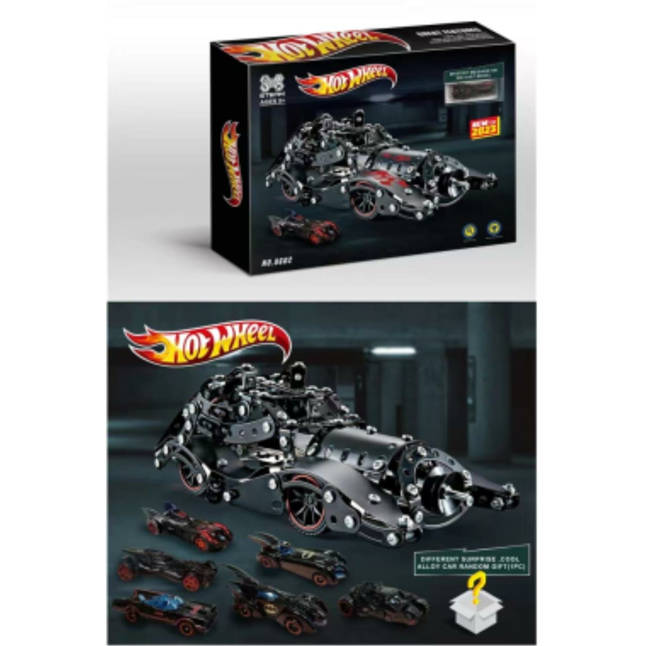 Конструктор "Машина Человека-паука" 8701, металлический, 166 деталей