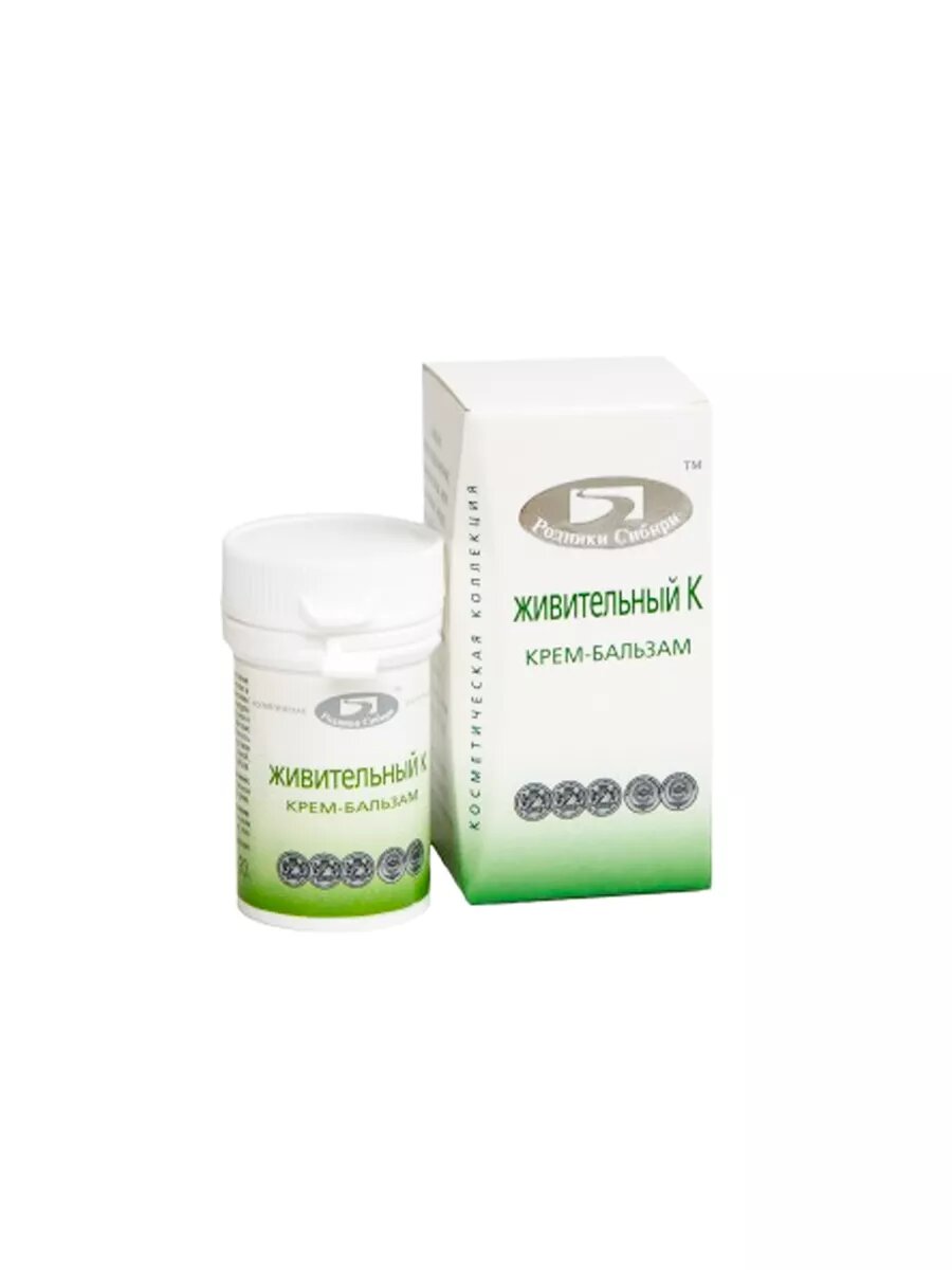 Крем-бальзам с камфорой "Живительный К" для суставов, 20 г