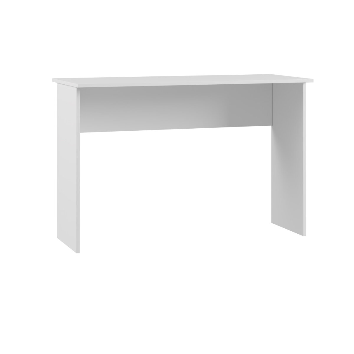 Парта Альбина "Мадера", Белая, ЛДСП, классическая, для учебы, письменный стол, 75x120x50 см