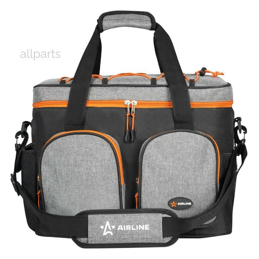 AIRLINE ADCB003 Сумка-холодильник (термосумка) PRO, 27л, 40*31*22см, водонепр, чер./сер.
