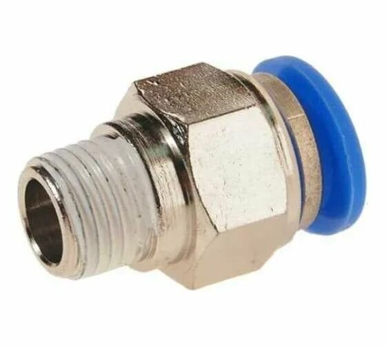 Фитинг для пластиковых трубок 12мм с наружной резьбой 1/4' ROCKFORCE