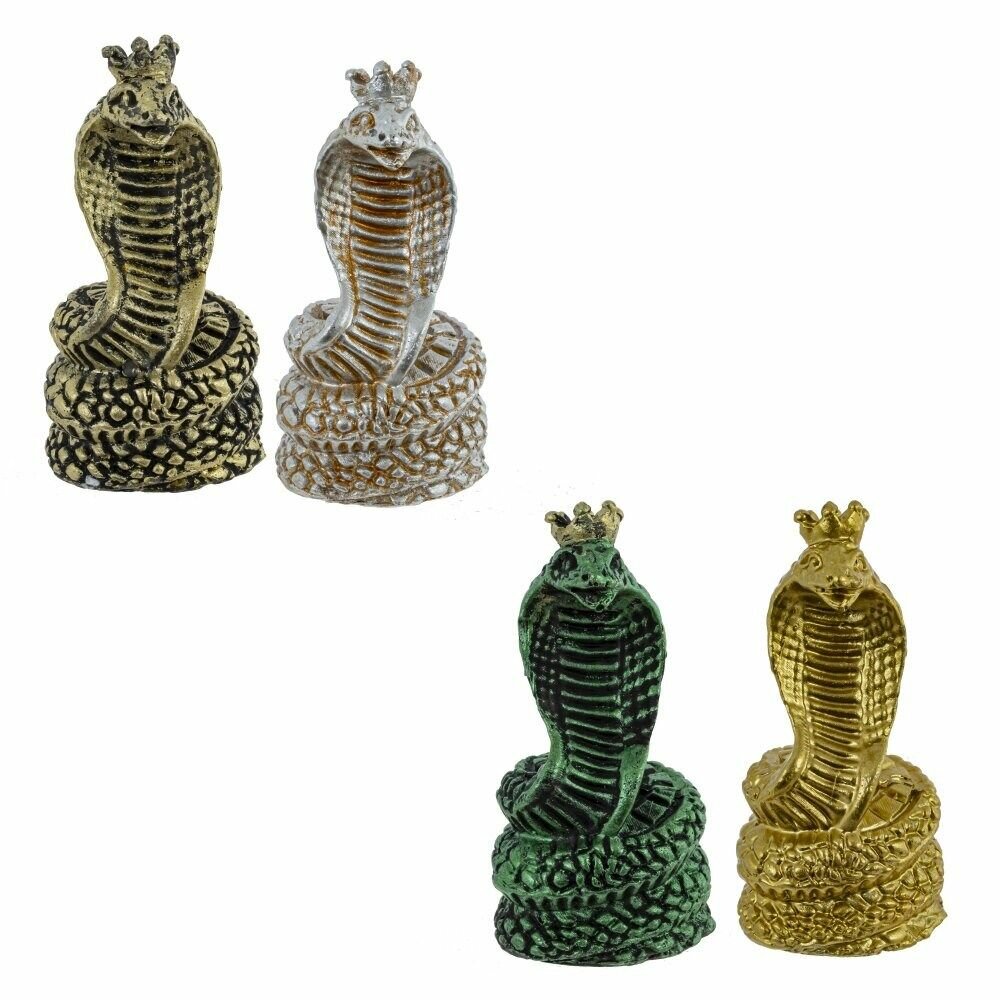 Фигурка декоративная "Змея", 3х3х6 см, 4 вида, 1 штука