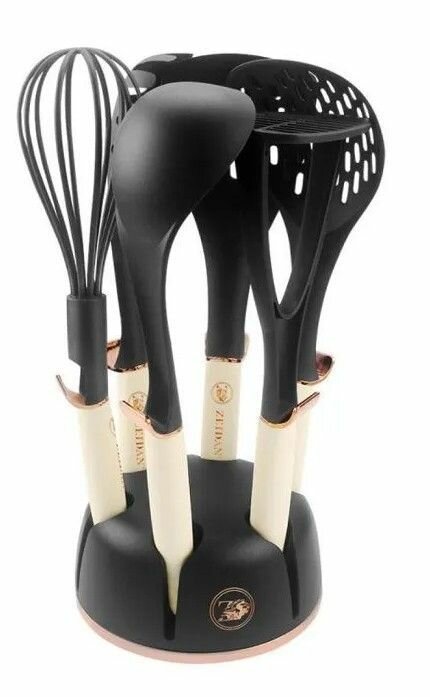 Кухонный набор Zeidan Z-2066 Н, черный/бежевый