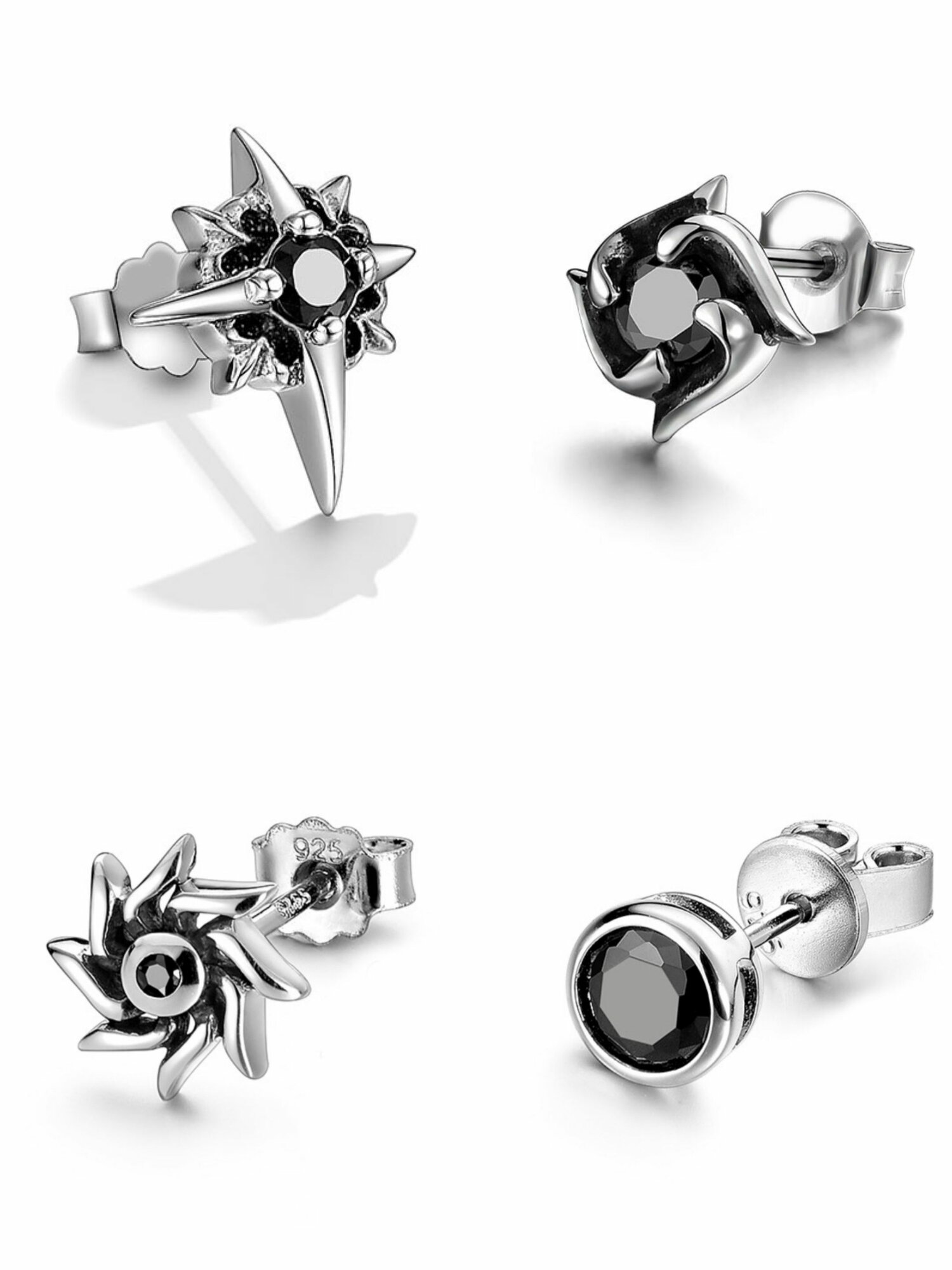 Серьги, кристалл, искусственный камень, эмаль