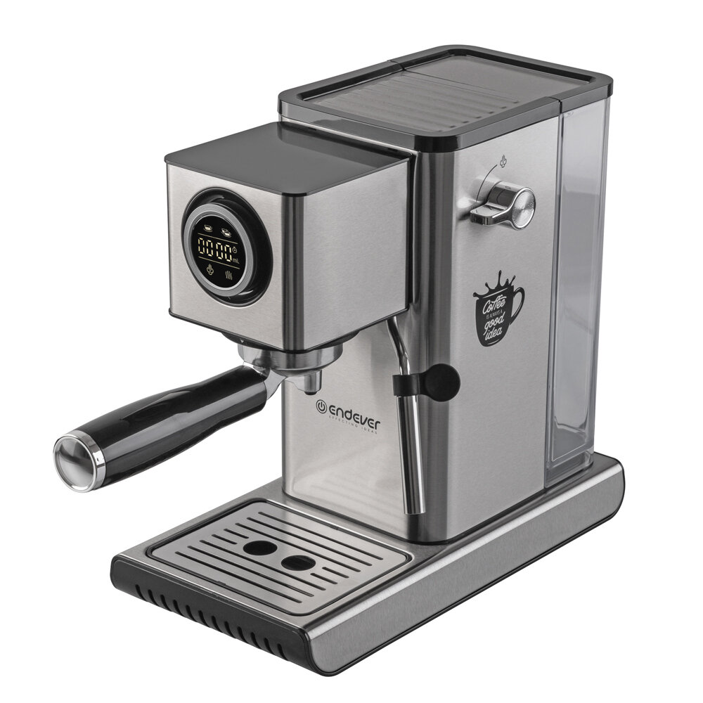 Кофеварка рожкового типа ENDEVER Costa-1090 1400 Вт, 15 Бар, 1,2 л