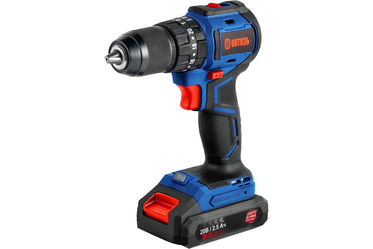 Витязь Дрель-шуруповерт аккумуляторная ДА-520-У13М (5) Витязь (6407) 18012023