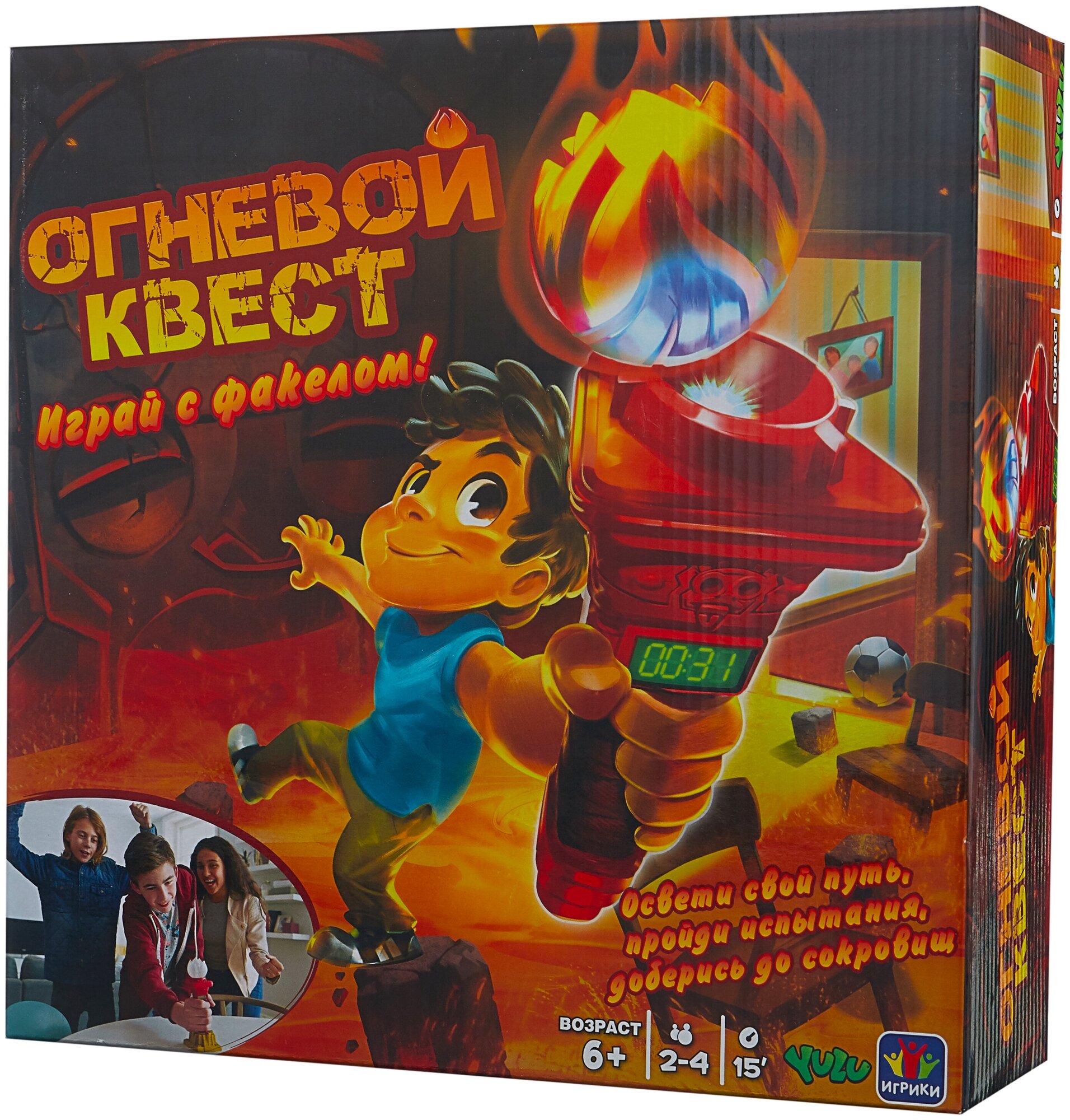 Настольная игра YULU Огневой квест YL041