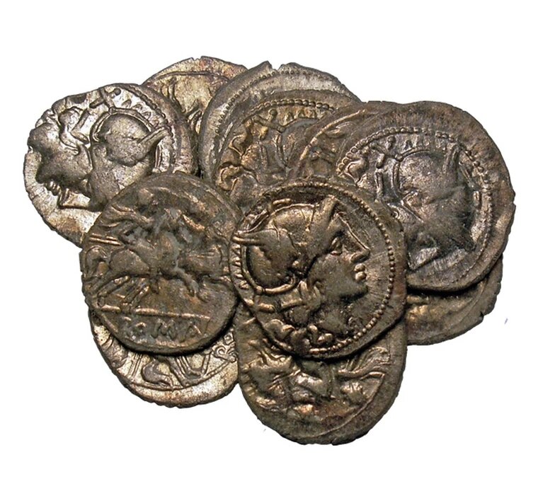 Античная монета №2, серебро 1 штука т/н сувенирная копия монеты, нумизматика, деньги для коллекции