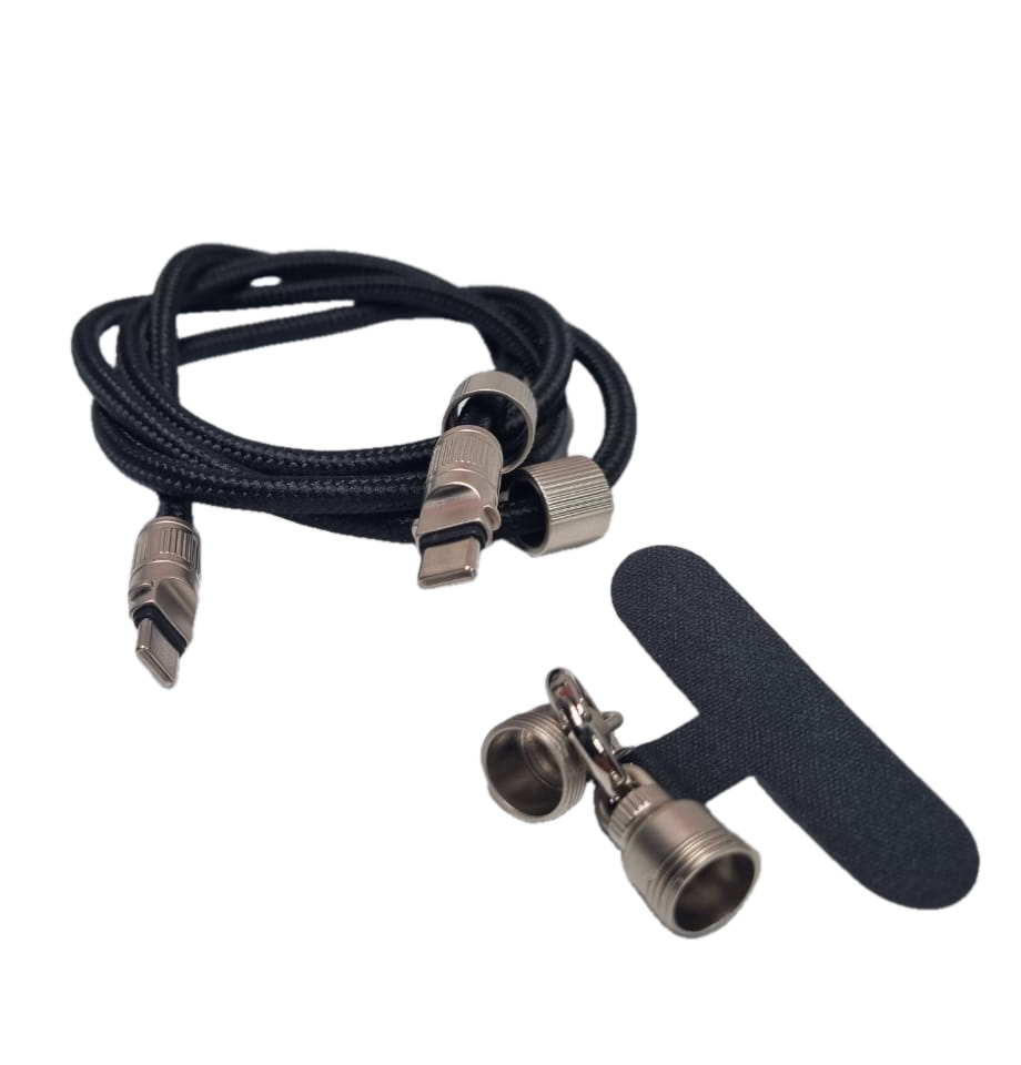 Держатель для телефона на шею Action 5 (Type-C\Type-C), длинна 122см