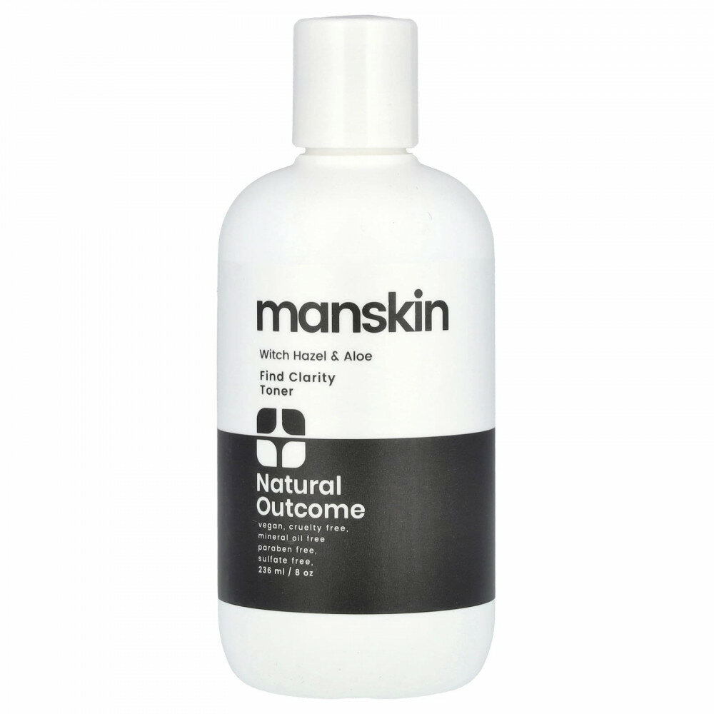 Natural Outcome, Manskin, тоник Find Clarity, 236 мл (8 унций)