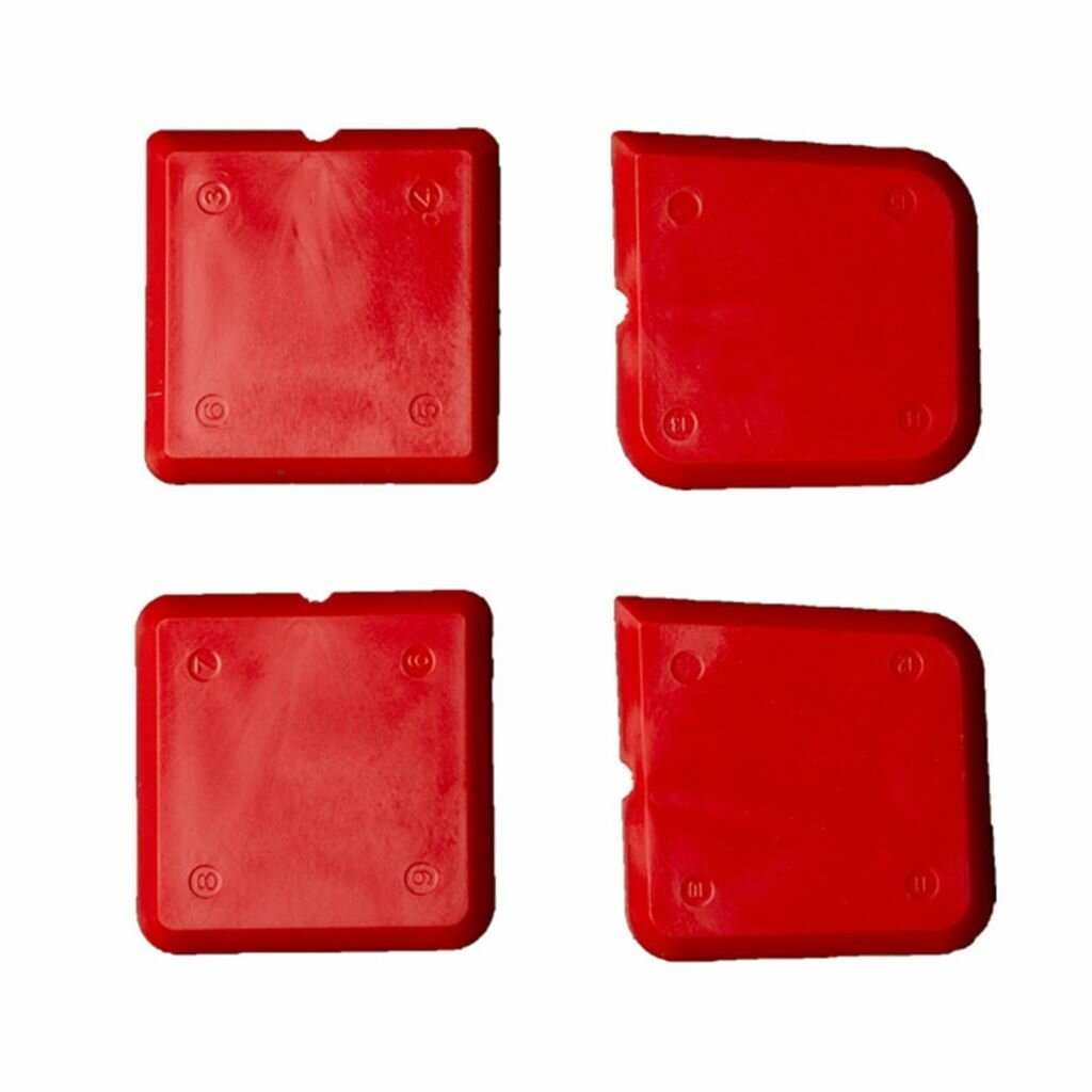 1 набор из 4 штук, красный клеевой нож, скребок-мягкий