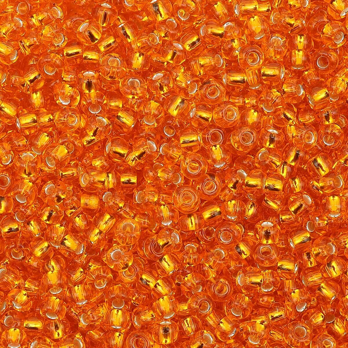 Бисер PRECIOSA прозрачный с серебристым центром, №10/0, круглое отверстие, 50 г (97000)