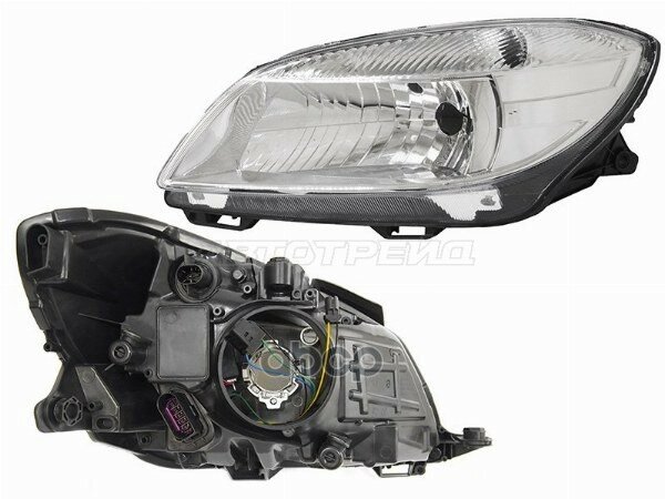 Фара Skoda Fabia 10-15 / Roomster 06-15 (Слева/ Галоген/ С электрокорректором) Sat арт. ST-665-1122L