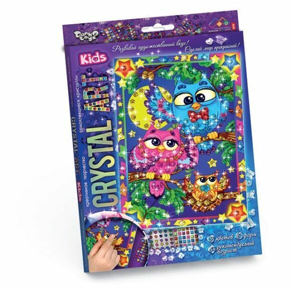 Алмазная мозаика Danko Toys Crystal Art Совы (Cart-01-09)