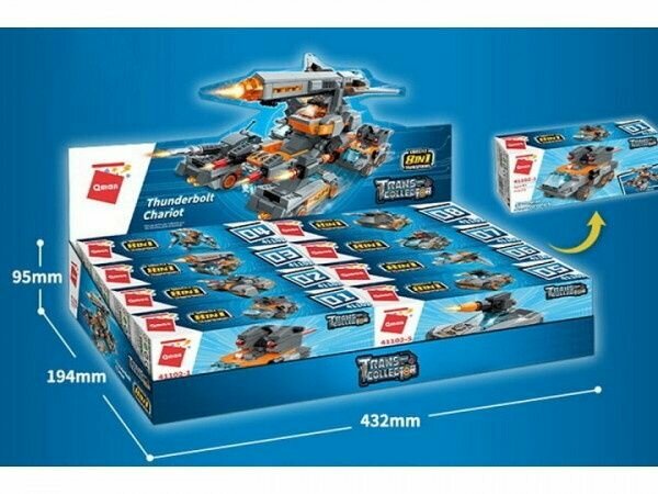 Конструктор КНР "Военная техника", блочный, пластик (41102Q)