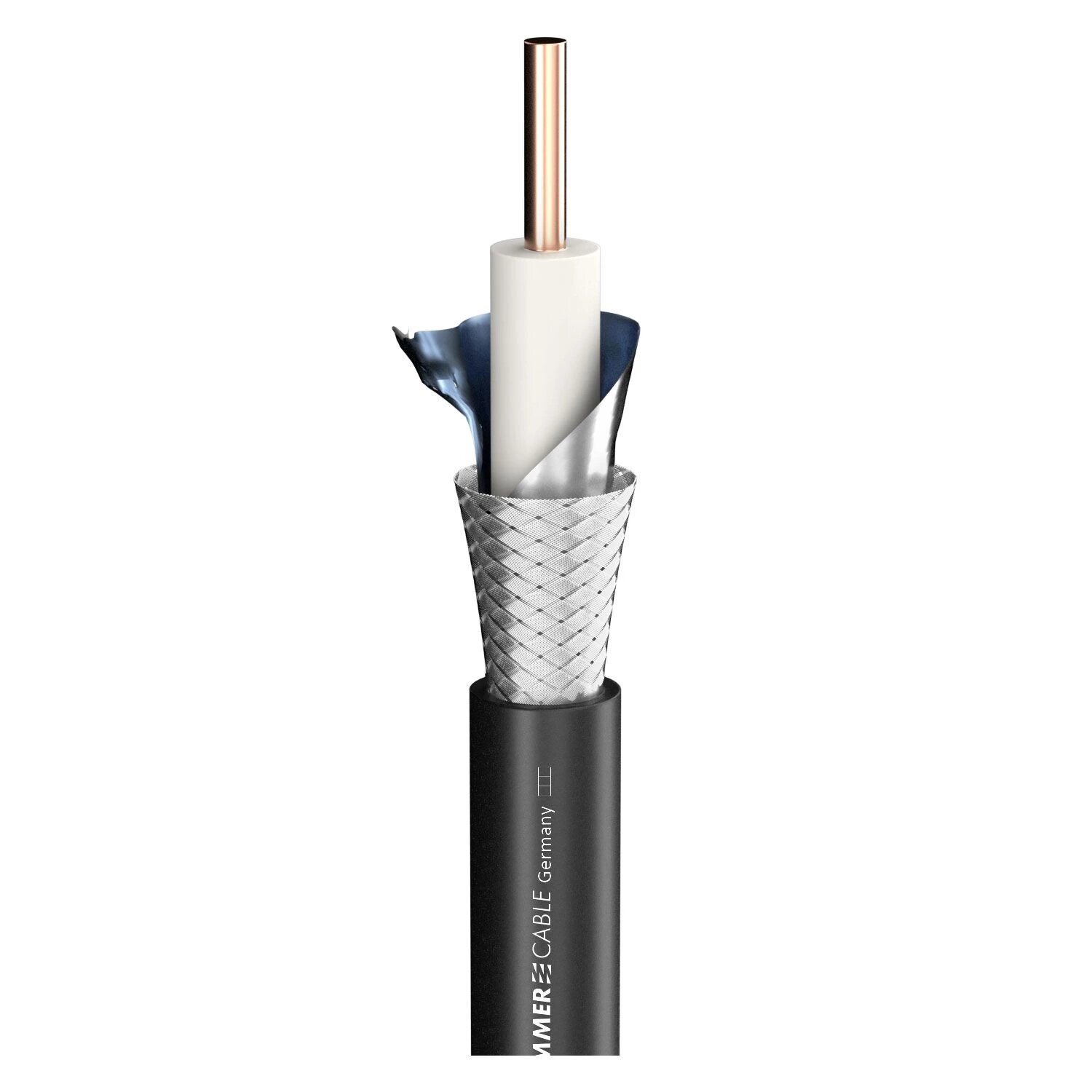 Кабель коаксиальный Sommer Cable 600-0551HF SC-Classic Series MKII Low Loss Black 100.0m, катушка