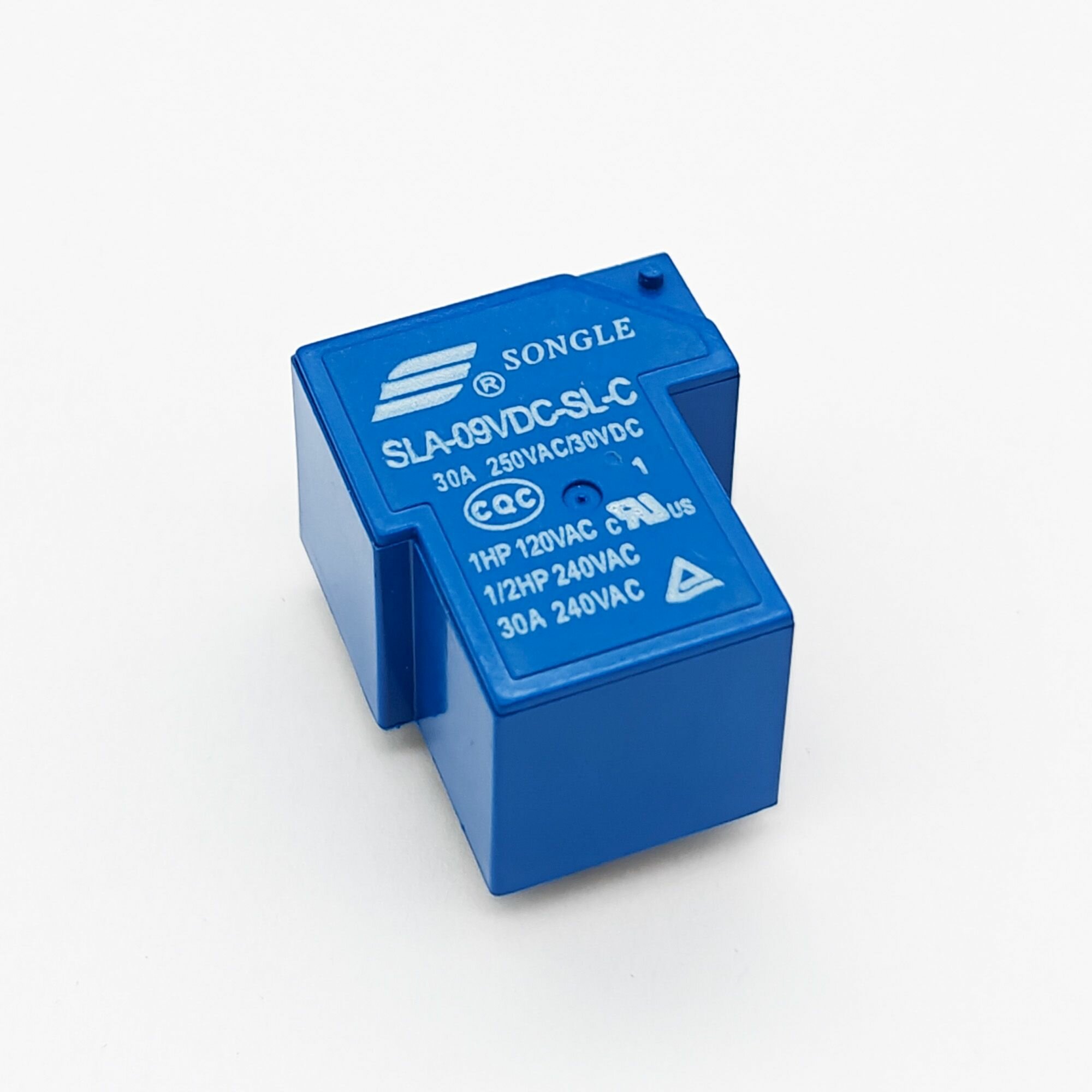 5шт. Реле электромагнитное DC 9в, 30а, SPDT, 31.8*27.4*19.8мм, Songle (T90) SLA-9VDC-SL-C