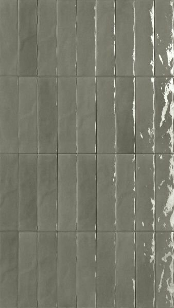 Керамическая плитка Fap Ceramiche Glim GL Grigiofum BR fRMS настенная 6х24 см