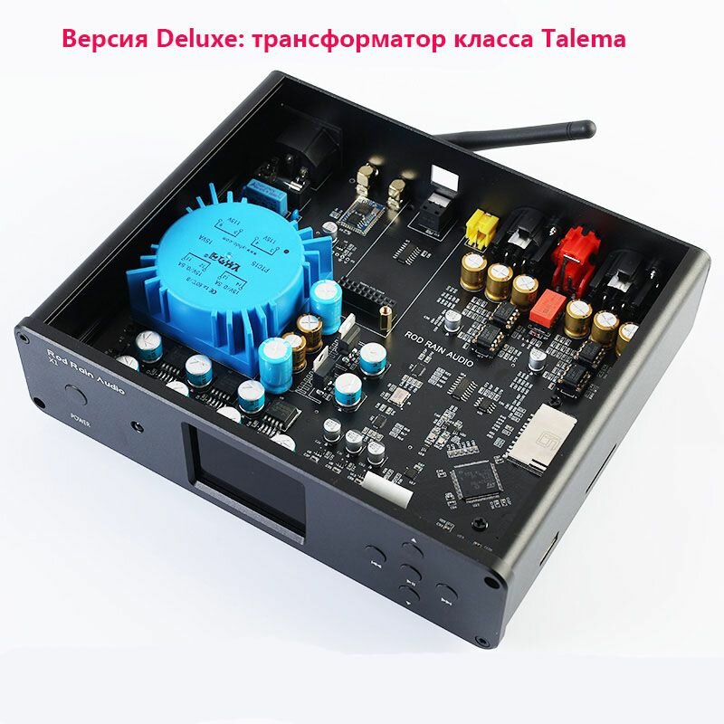 Цифровой Проигрыватель DSD512 Lossless Bluetooth 5.1 PC-USB XLR ES9038Q2M*2 USB-накопитель SD-карта