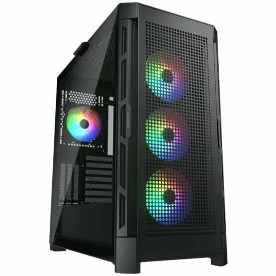 Компьютерный корпус Cougar AIRFACE PRO RGB Black, стильный дизайн