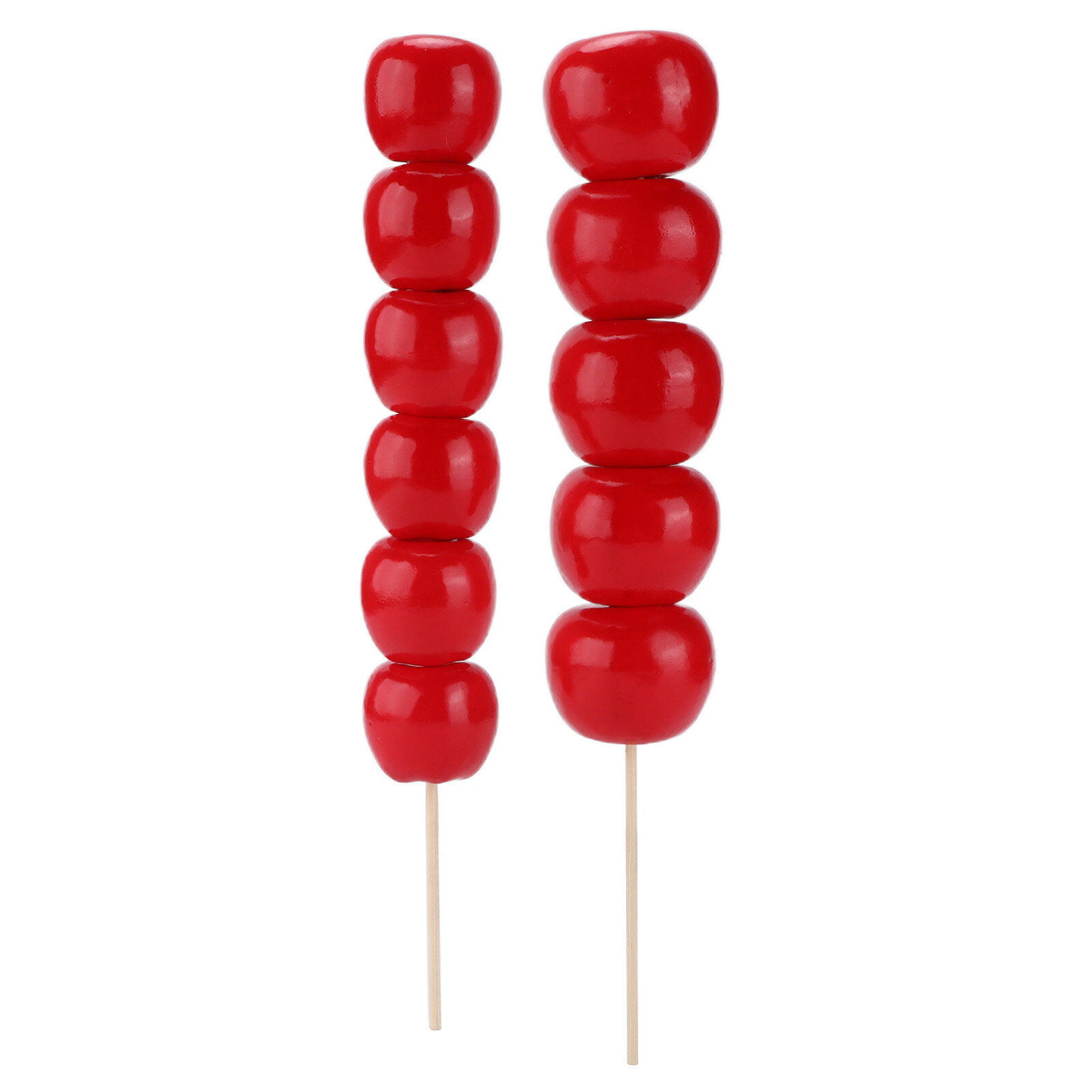 2 шт. Засахаренные ягоды боярышника: пластиковые миниатюрные экологичные продукты для кукольного дом