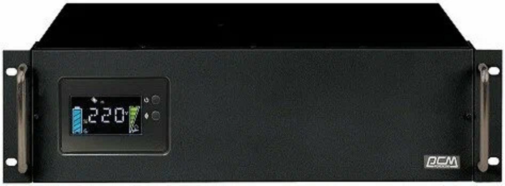 ИБП Источник бесперебойного питания Powercom King Pro RM KIN-2200AP LCD 1760Вт 2200ВА черный