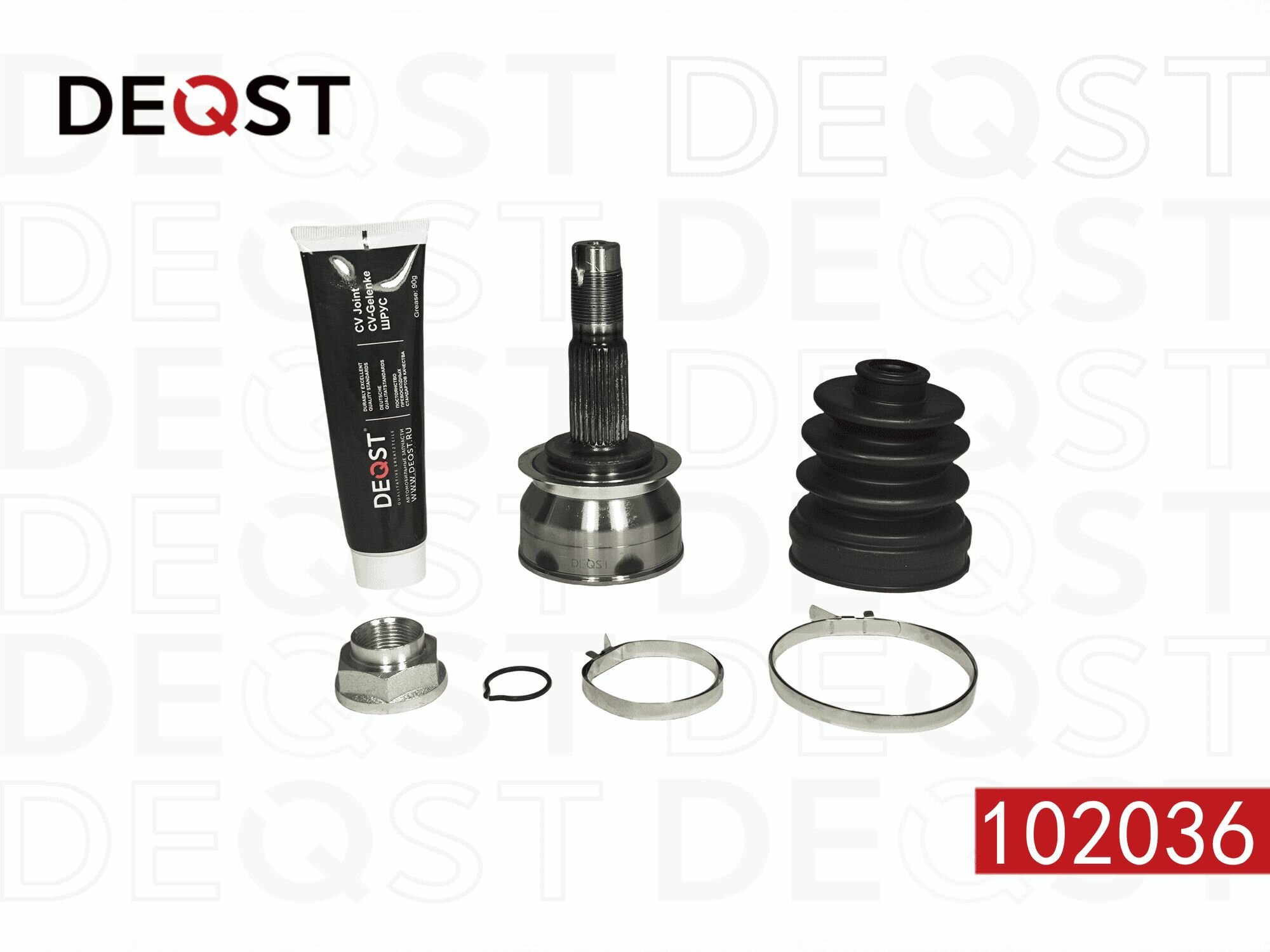 ШРУС Deqst 102036 наружный Chevrolet Cobalt (11-), Ravon R4 (17-)