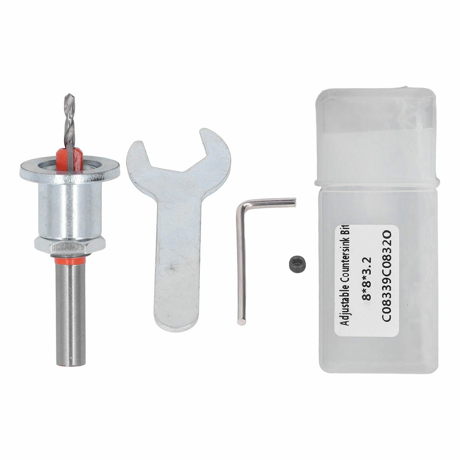 Регулируемая зенковка для скрытого монтажа саморезов по дереву