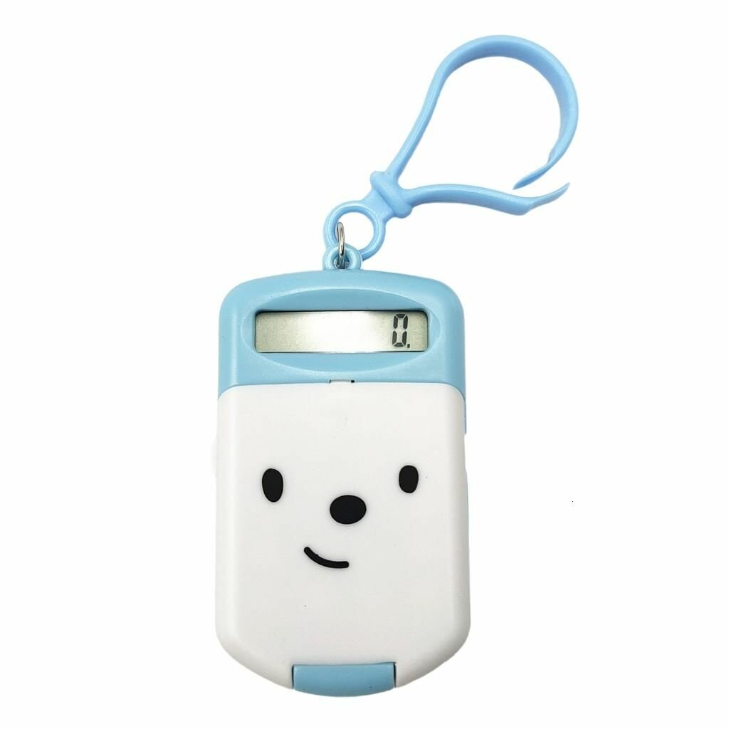 Настольный калькулятор, Портативный мини-калькулятор для студенческого брелка-синий