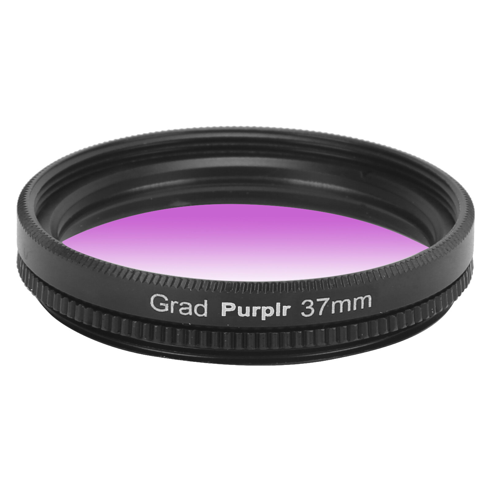 Junestar 37mm Gradient Filter Multilayer Coating Waterproof Gradual Colour Lens for Canon CameraGradient Purple