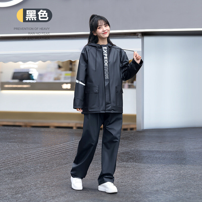 Дождевик, XL, черный, 25% шелк