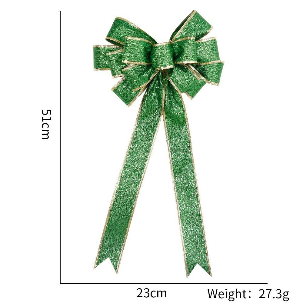 Украшение elegant green bow, зеленый, 5123cm