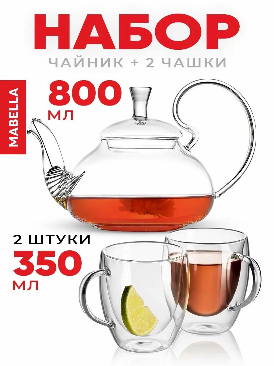 Чайный сервиз Mabella Клюква