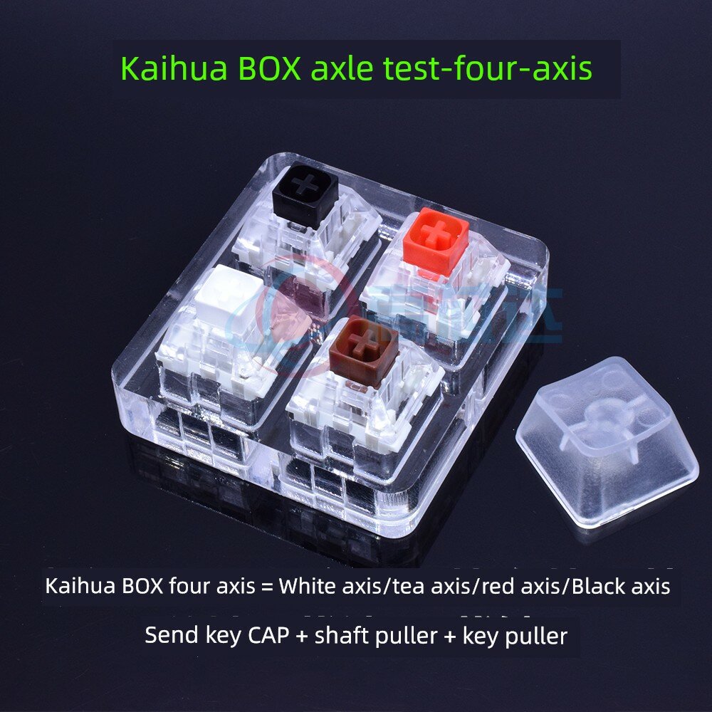 Новый тестер переключателей Cherry CHERRY, переключатели TTC Kaihua BOX, синие, красные, коричневые, белые, корпус