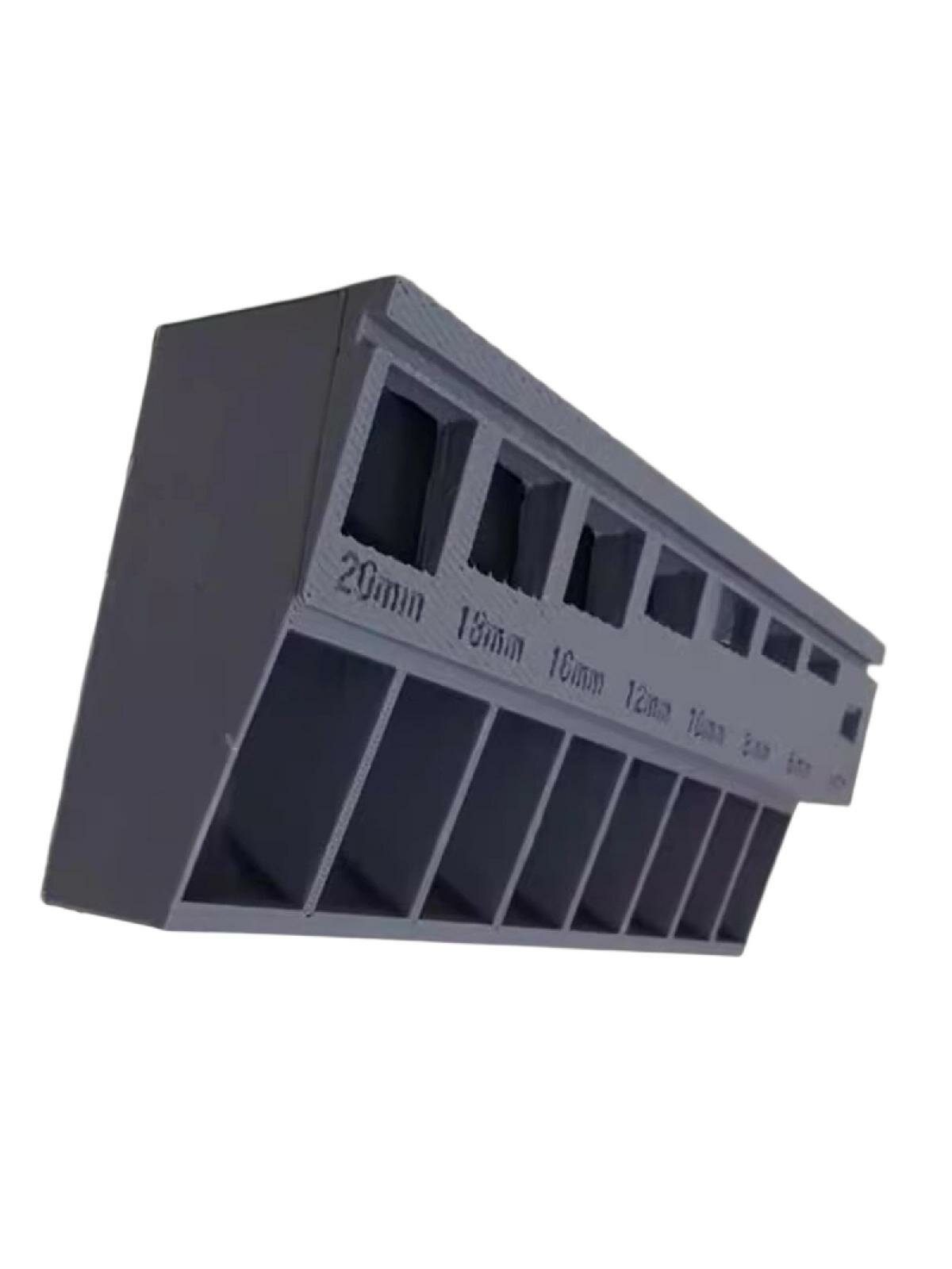 Коробка для планирования винтов-гаек с усиленной структурой PLA и настраиваемой структурой маркировки