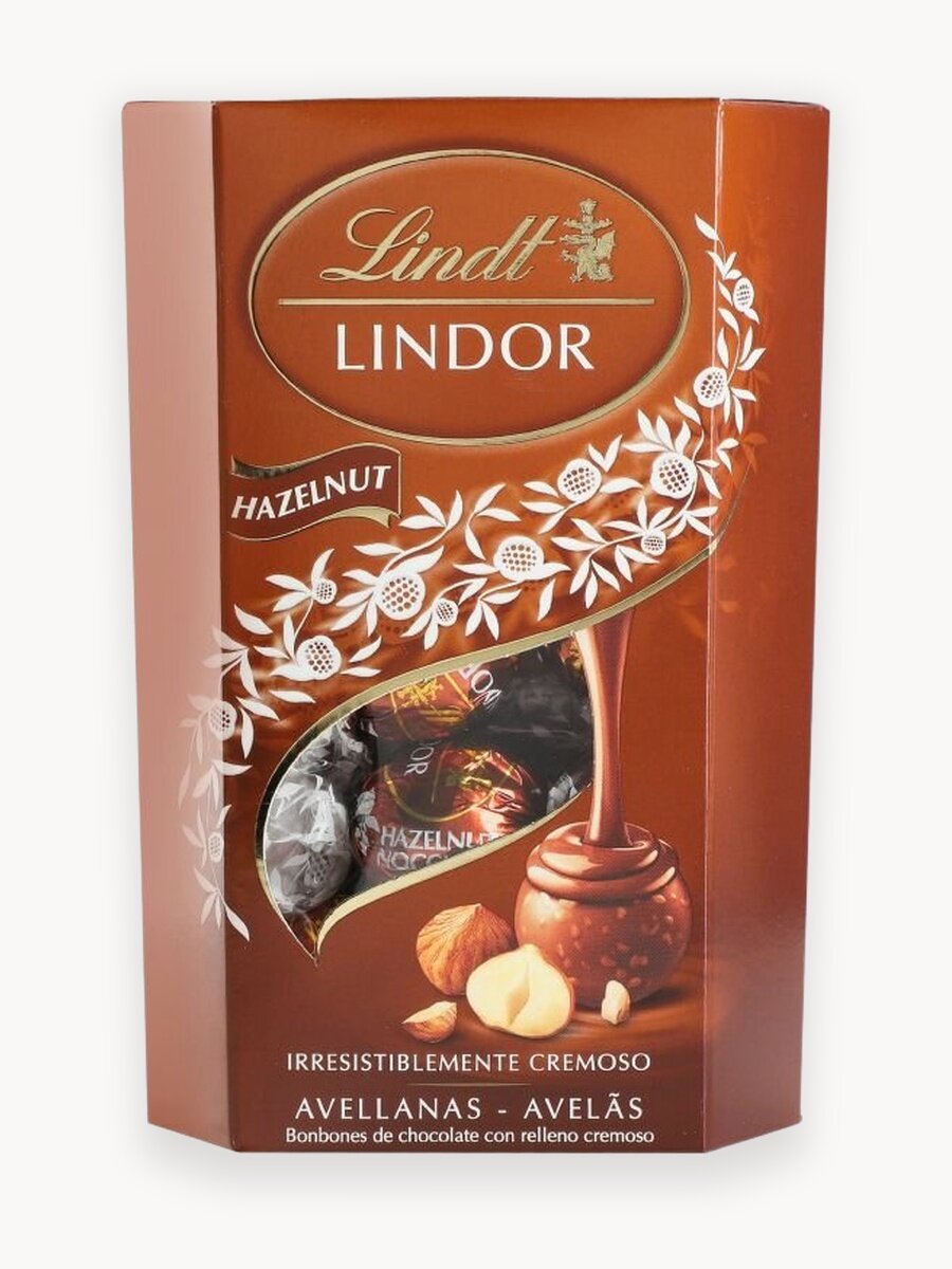 Конфеты Lindt Lindor из молочного шоколада/ Milk Hazelnut 200гр (Италия)