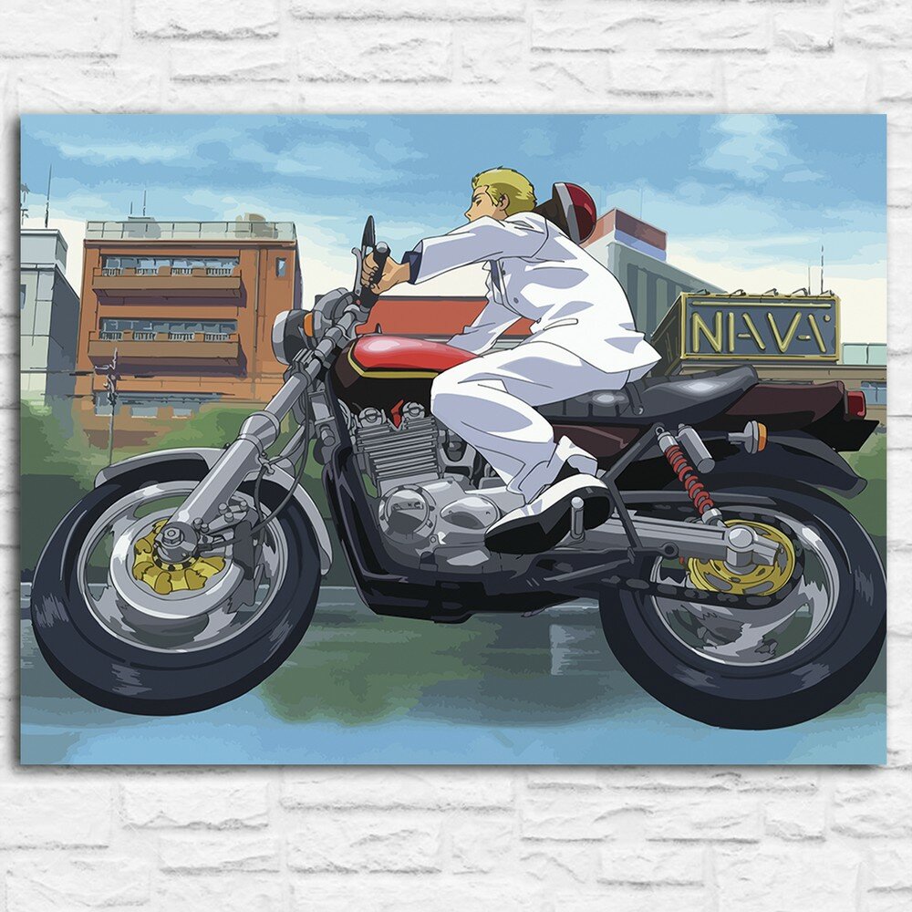 Картина по номерам на холсте аниме Крутой учитель Онидзука (Great Teacher Onizuka) - 15095 Г 30x40