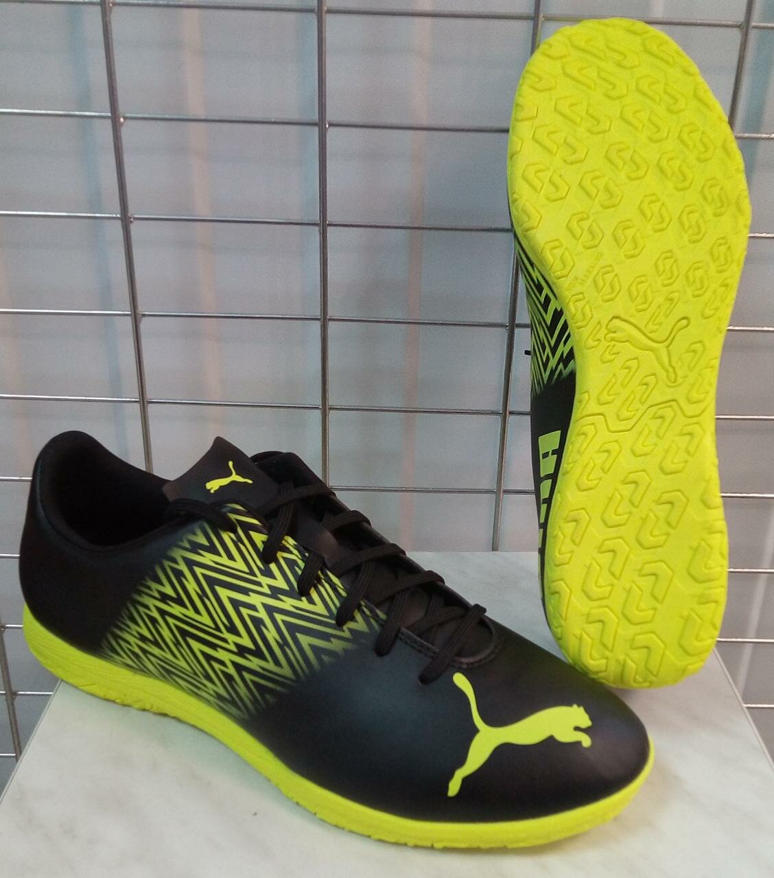 Для футбола PUMA размер 46 ( длина по стельке 30 см ) бампы футзалки футбольные кроссовки Черные